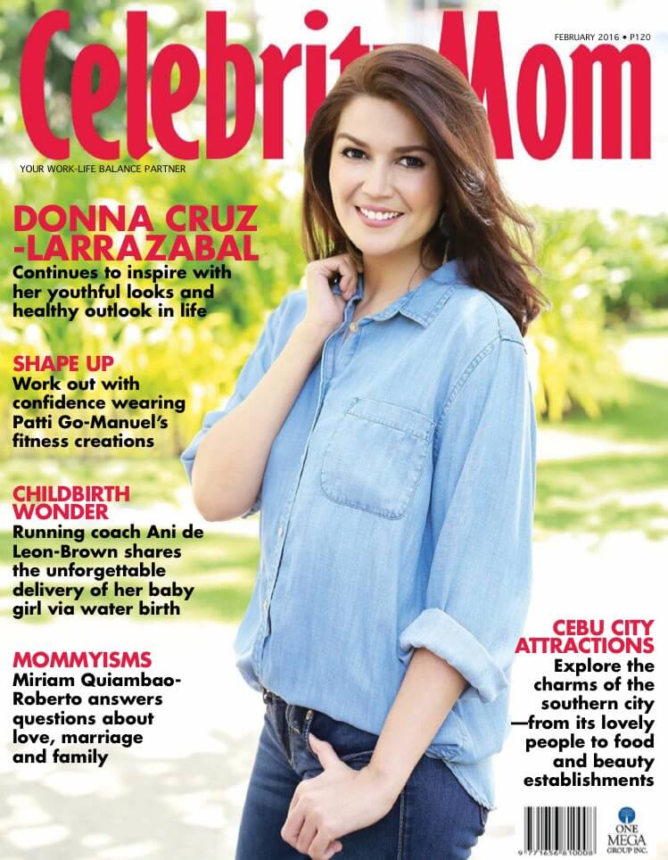 Donna Cruz on the cover of Celebrity Mom – DonnaCruz.com – Website of ...